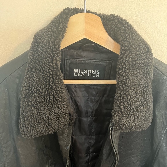 Wilsons Leather | Jackets & Coats | Wilson Leather Jacket Mens Worn ...